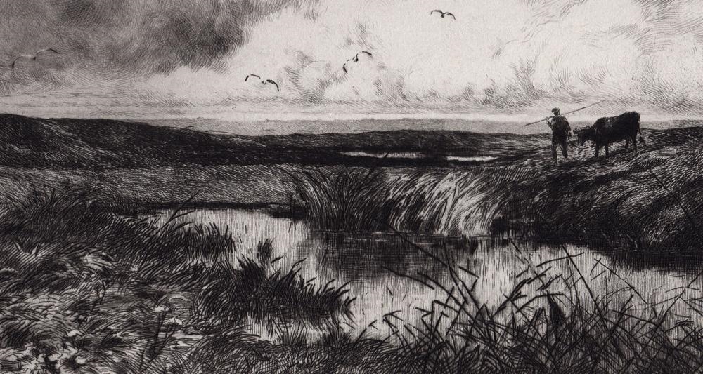 Edmond Yon | Edmond Yon Near the Coast at Cayeux-Sur-Mer (1885) | MutualArt