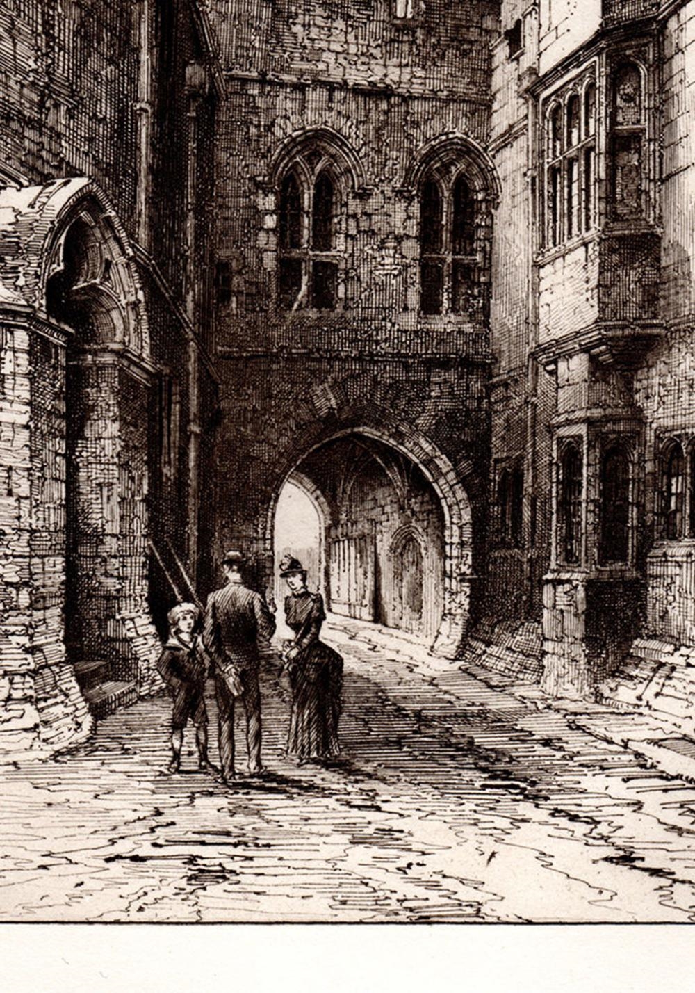 Herbert Railton | Herbert Railton Norman Gateway (1886) | MutualArt