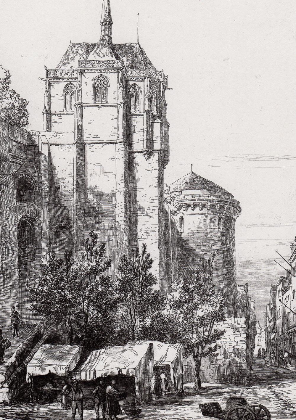 Ernest George | Ernest George St. Hubert Chapel etching signed (1875 ...