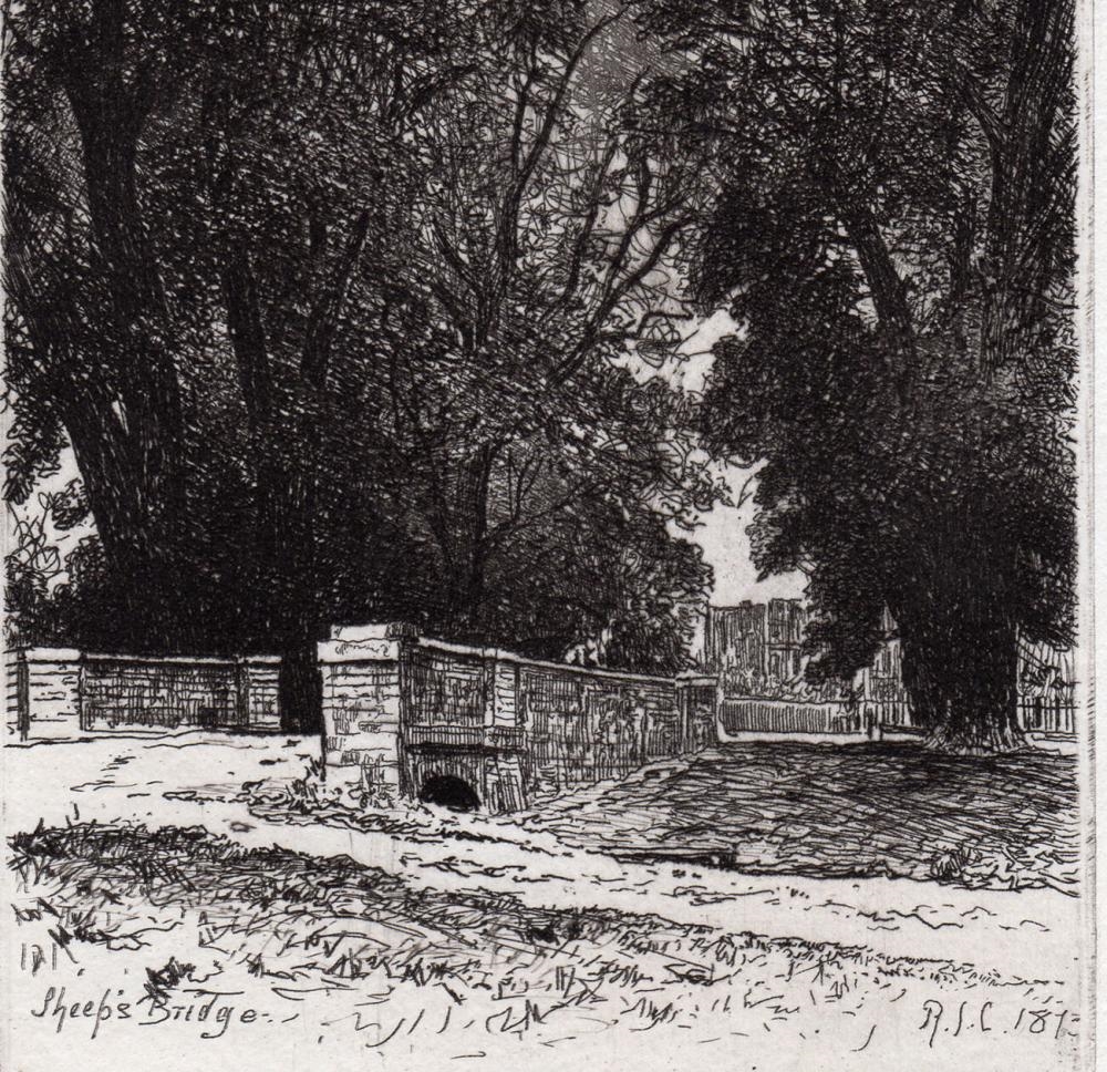 Richard Samuel Chattock | 1873 Richard Samuel Chattock Sheep's Bridge ...