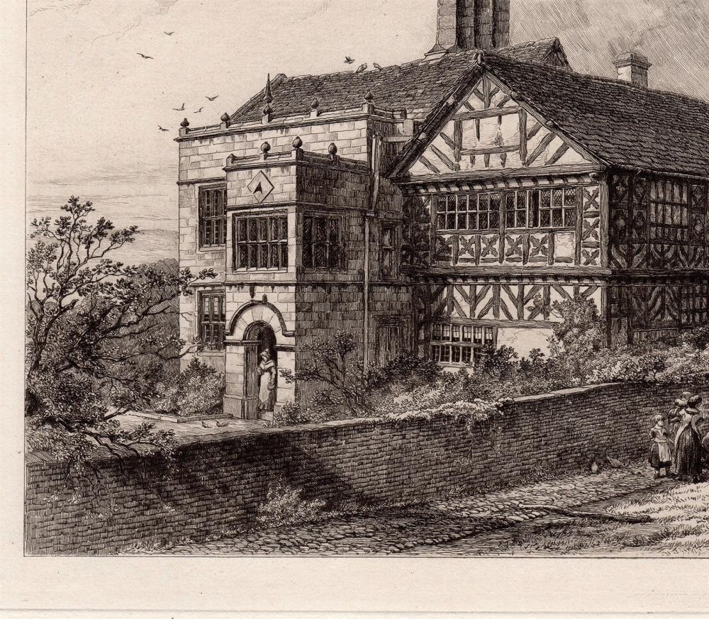 Robert Kent Thomas | Robert Kent Thomas Hall in the Wood 1881 etching ...