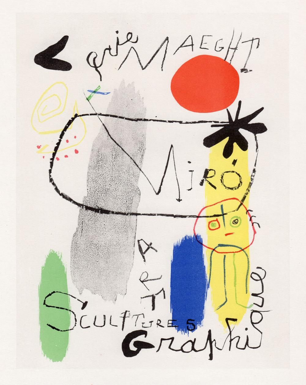 Joan Miró | Joan Miro Art Graphique lithograph signed (1959) | MutualArt