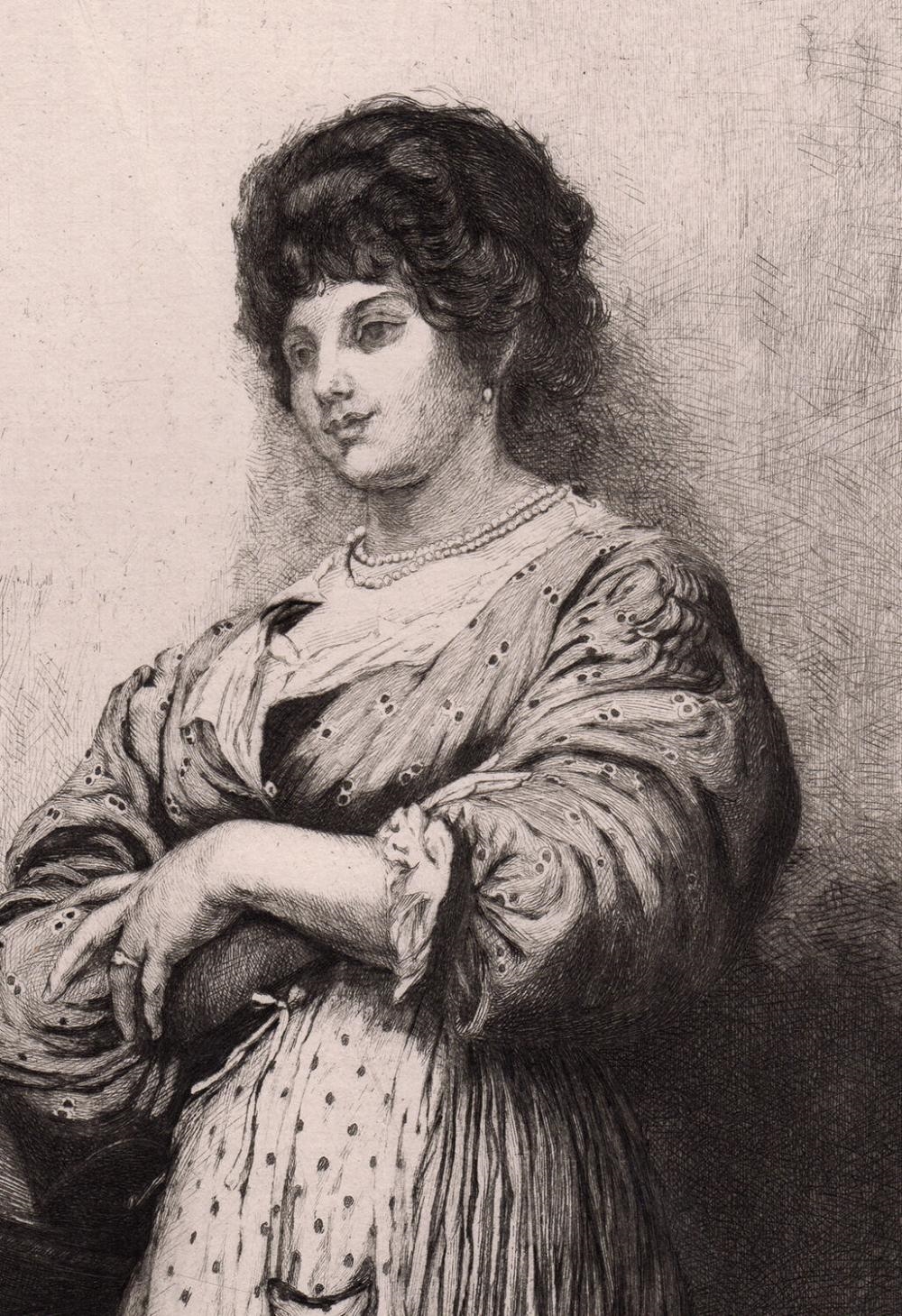 Samuel Luke Fildes | Sir Samuel Luke Fildes Marianina 1878 etching ...