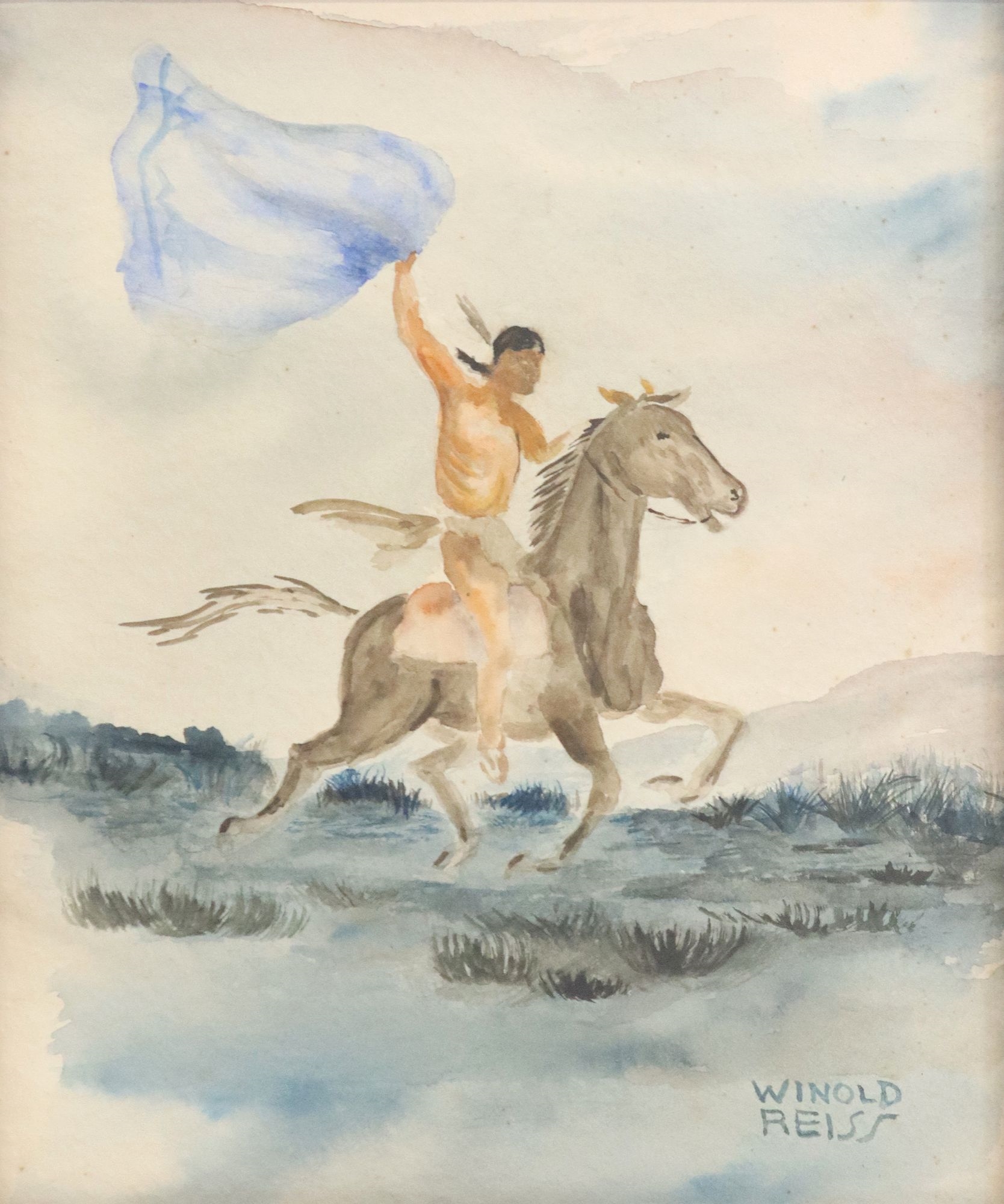 Winold Reiss | Mike Short Man | MutualArt