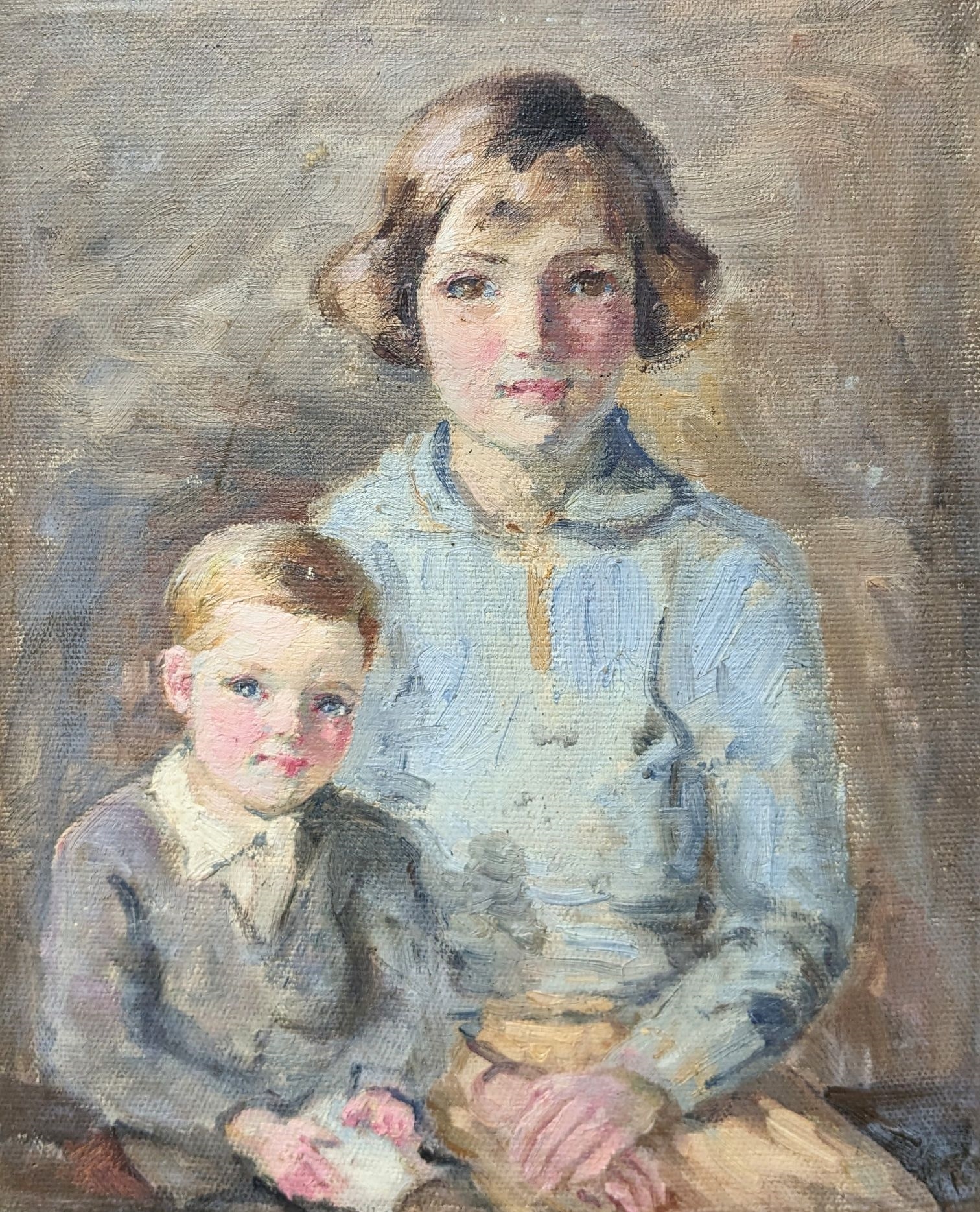 Marie Anne Tuck | Portrait of Mother and Child | MutualArt