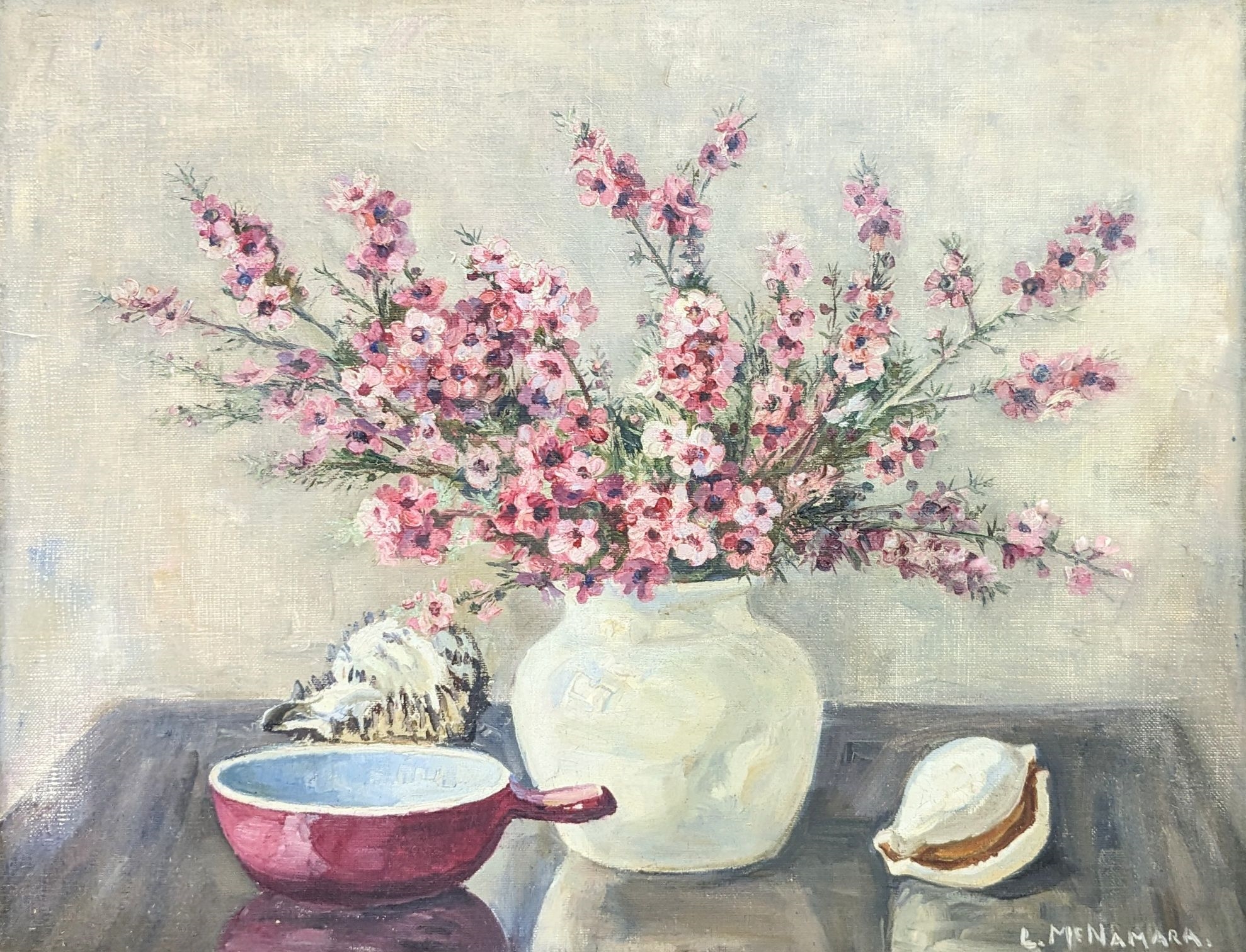 Leila Constance McNamara | Still Life with Seashells | MutualArt