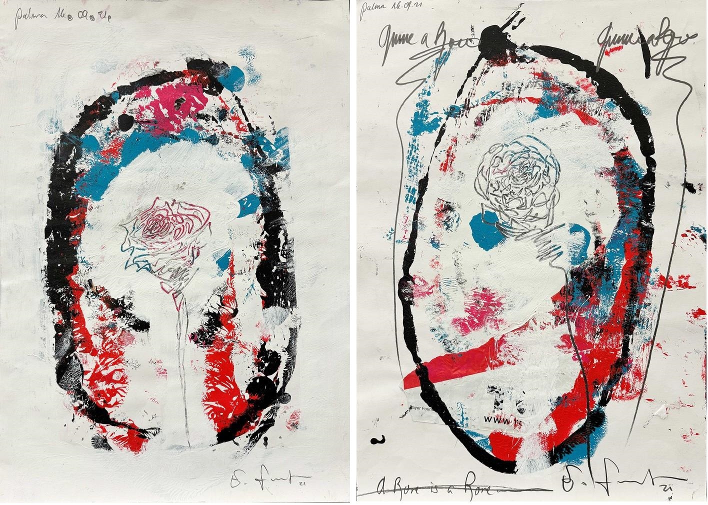 Enrique Fuentes | A rose is a rose I und A rose is a rose II, 2021 ...