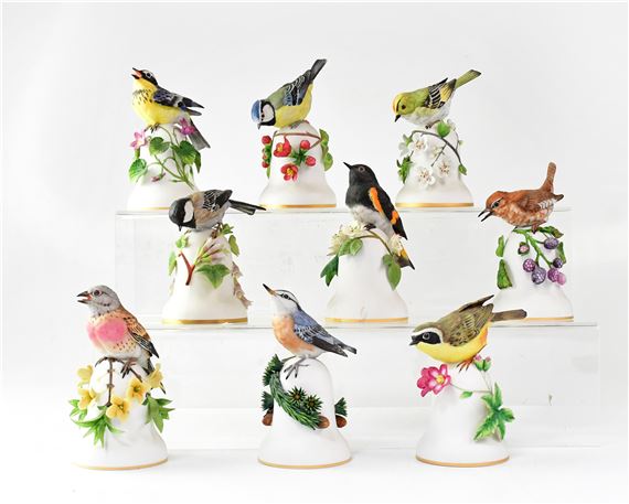 Peter Barrett | FRANKLIN MINT; nine limited edition bells designed by ...