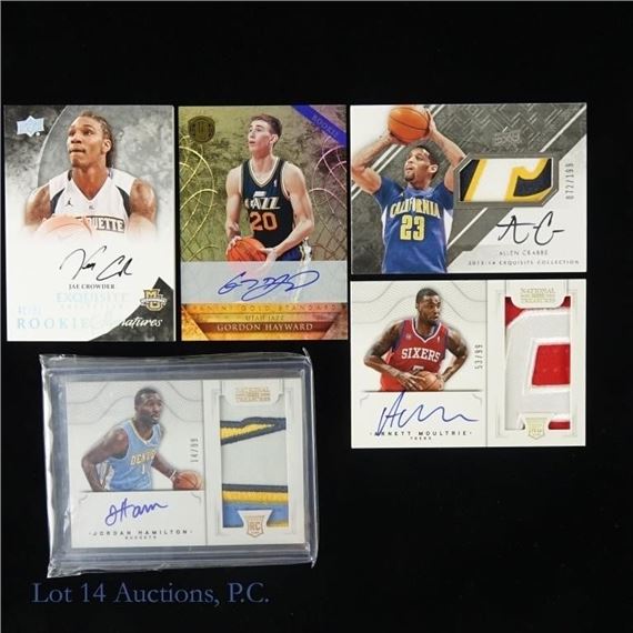 Unknown | 5 NBA Relic And Signed Cards | MutualArt