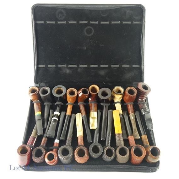 Mastercraft | Select Tobacco Pipes With Carrying Case (20 | MutualArt