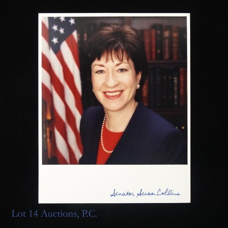 Susan Collins | 1996 Sen. Susan Collins (R-ME) Autographed Photo (1996 ...