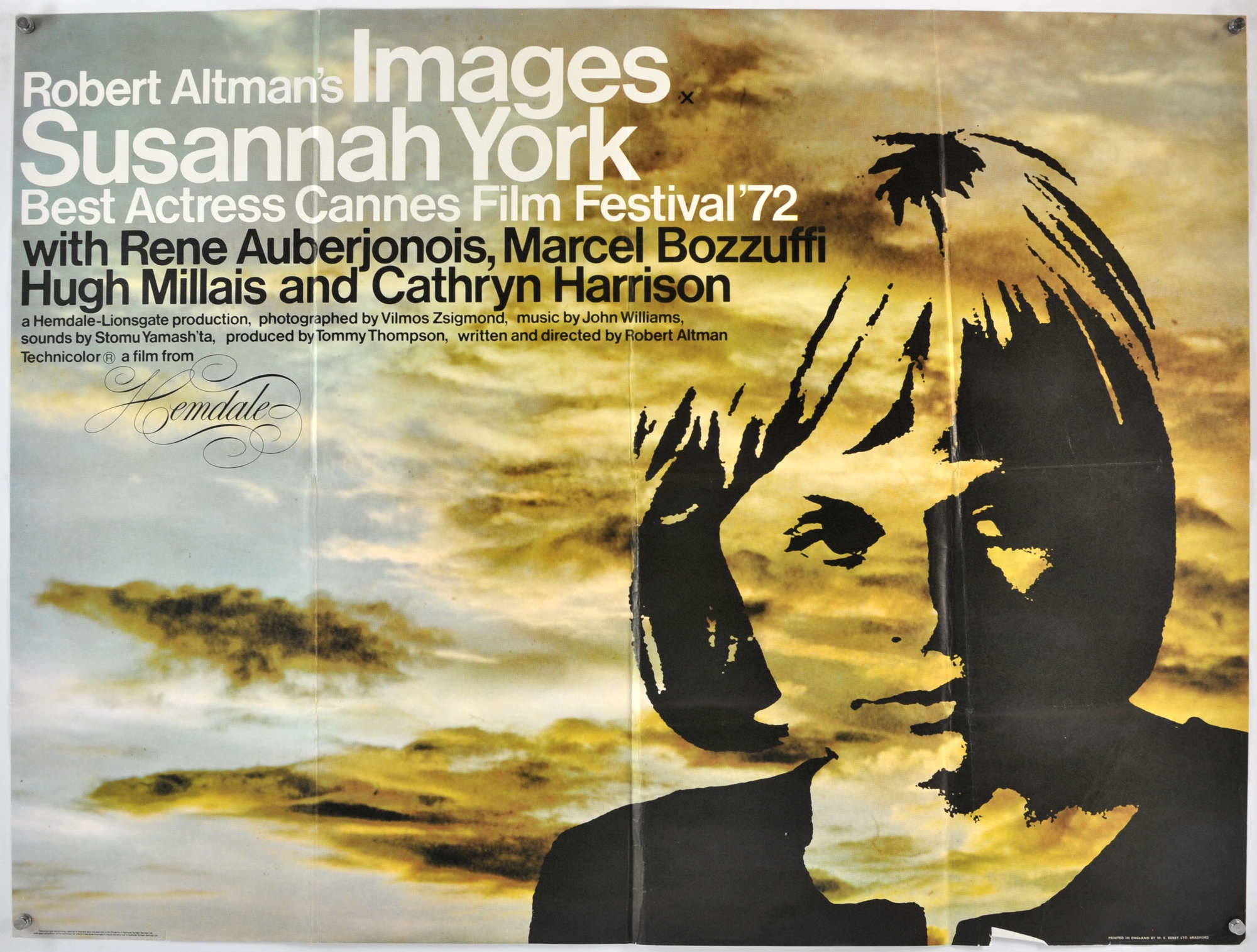 Robert Altman | Images (1972), British Quad, 40 x 30 inches, folded ...