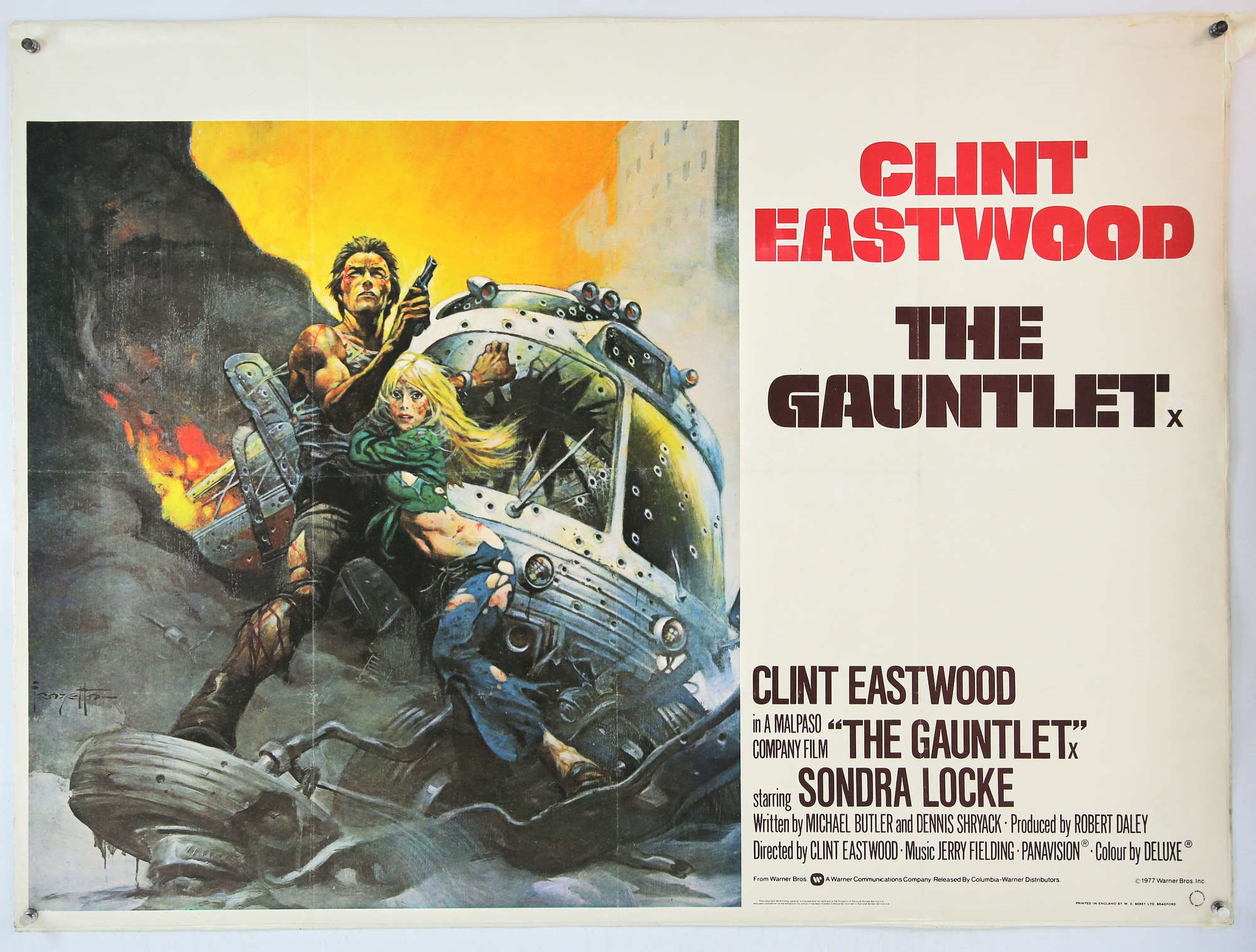 Frank Frazetta | The Gauntlet (1977), British Quad, 40 x 30 inches ...
