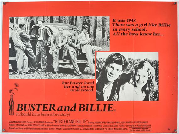 Sue Martin | Buster and Billie (1974), British Quad, 40 x 30 inches ...