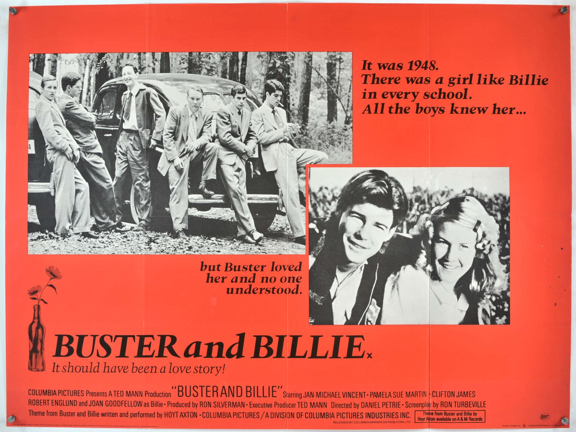 Sue Martin | Buster and Billie (1974), British Quad, 40 x 30 inches ...