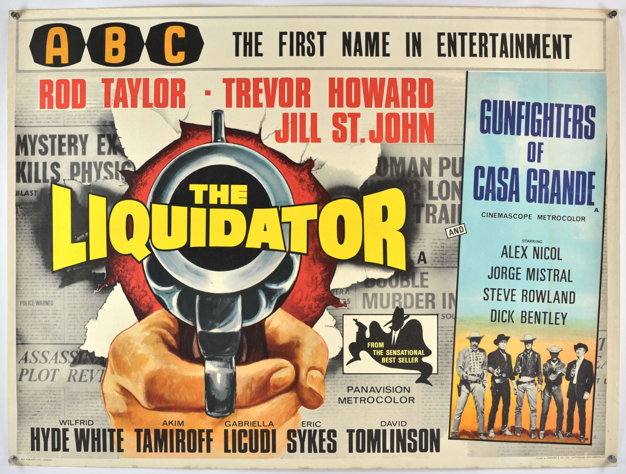 Jack Cardiff | The Liquidator/Gunfighters of Casa Grande (1965) British ...