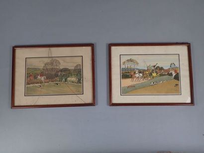 Harry Eliott | Harry ELIOTT (1882-1959). Scènes de chasse | MutualArt