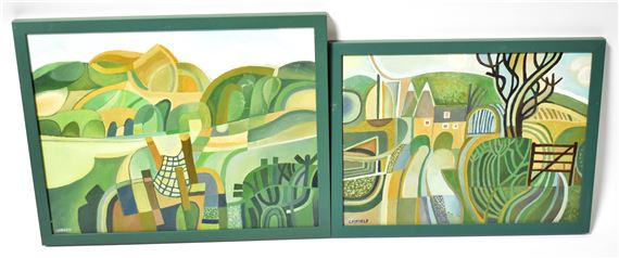 Colin Fifield | COLIN FIFIELD (1940-2022); two acrylics on board ...