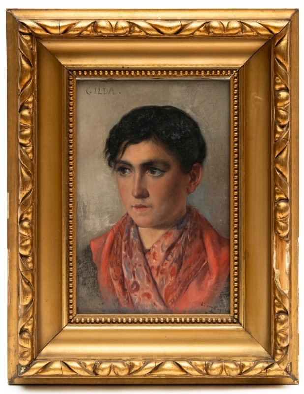 Louis Van Engelen | Portrait de Gilda, 1883 (1883) | MutualArt