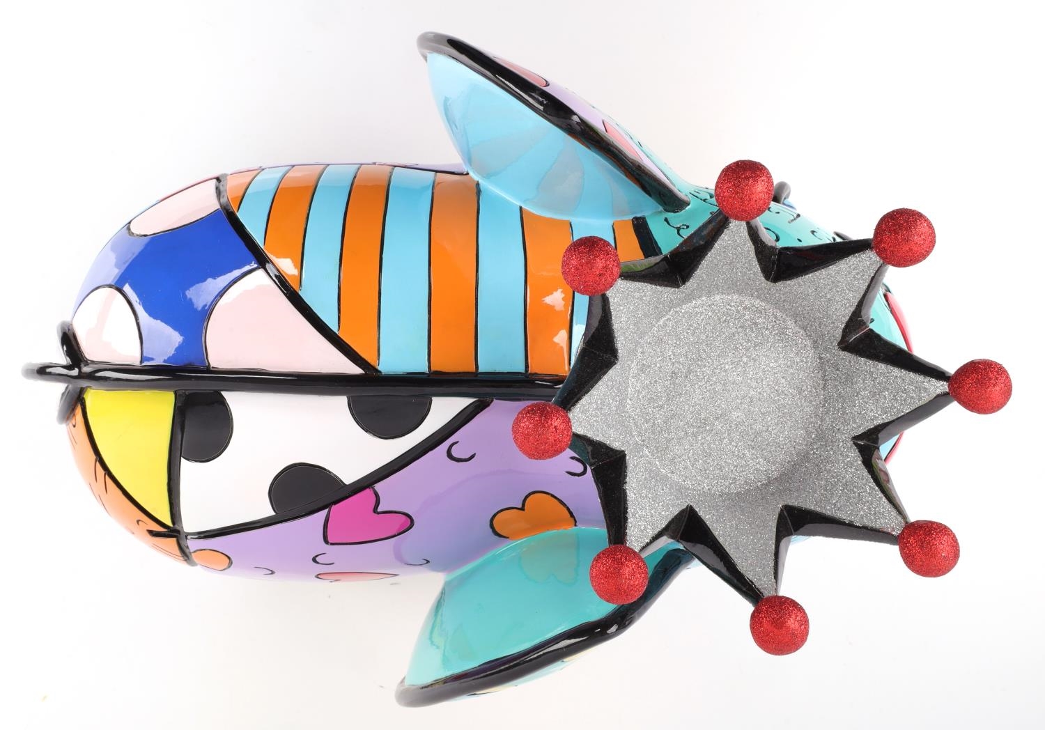 Romero Britto | ROMERO BRITTO VELASQUEZ RESIN ELEPHANT SCULPTURE (1963 ...
