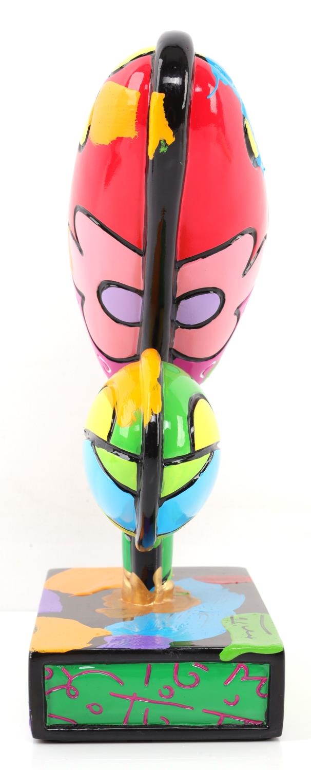 Romero Britto | ROMERO BRITTO LOVE GROWS RESIN SCULPTURE SIGNED (1963 ...