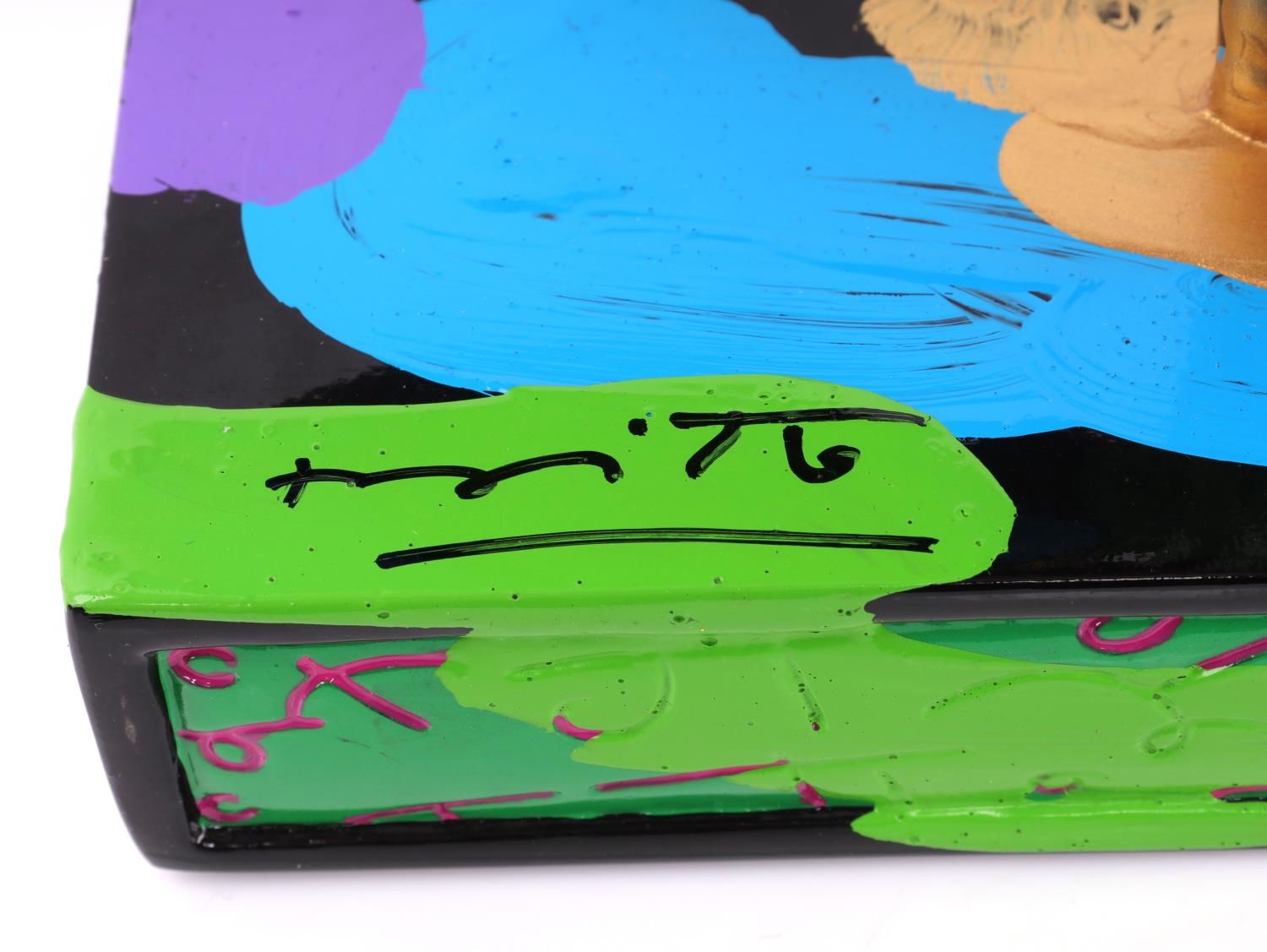 Romero Britto | ROMERO BRITTO LOVE GROWS RESIN SCULPTURE SIGNED (1963 ...