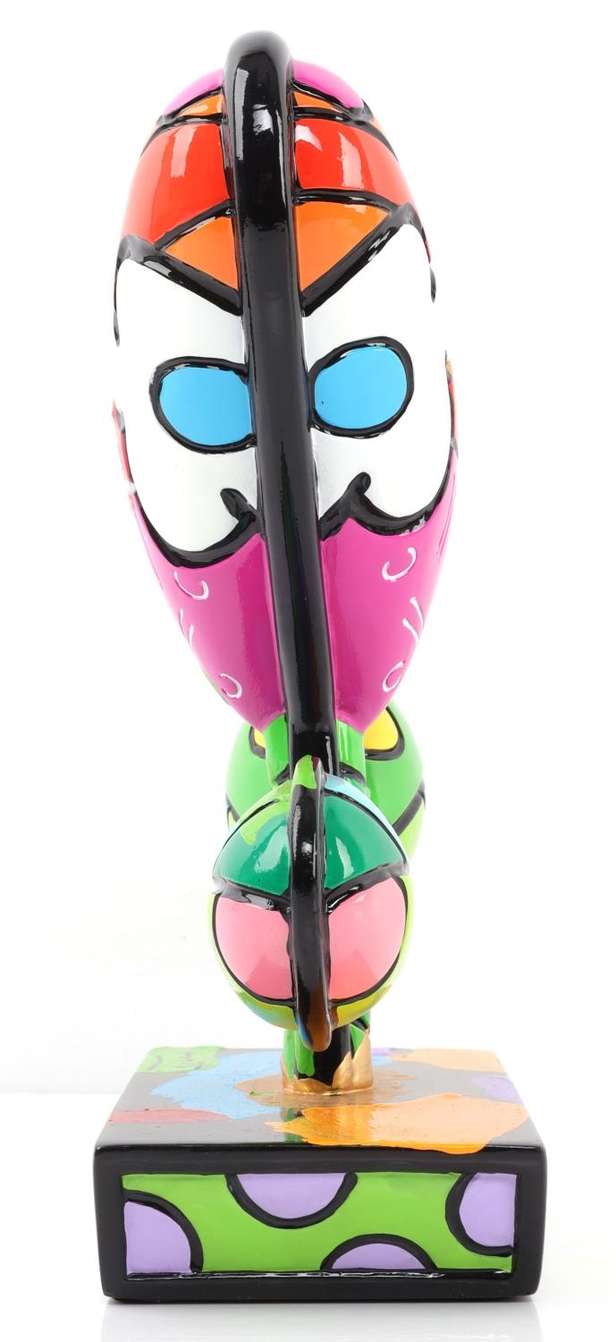 Romero Britto | ROMERO BRITTO LOVE GROWS RESIN SCULPTURE SIGNED (1963 ...