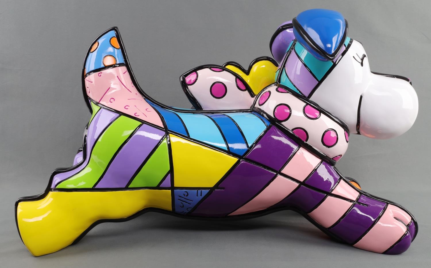 Romero Britto Dog Sculpture | Romero Britto Gallery – VMFWYG