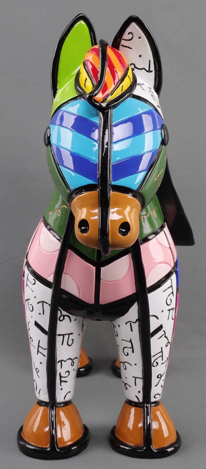 Romero Britto | ROMERO BRITTO GANZ RESIN HORSE SCULPTURE SIGNED (1963 ...