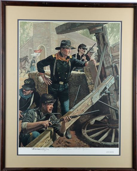 Don Stivers | DON STIVERS JOHN WAYNE THE HORSE SOLDIERS PRINT (1985 ...