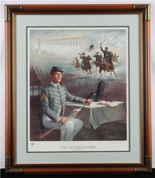 Samson Pollen | SAMSON POLLEN LAST NIGHT IN GRAY LTD SIGNED PRINT ...