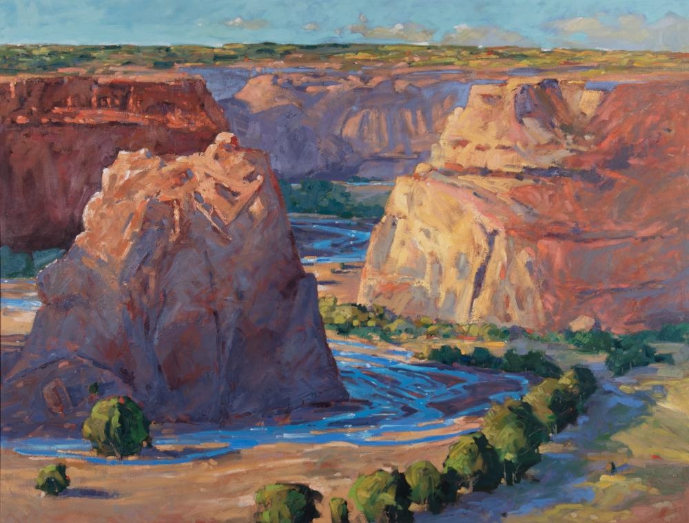 Paul Davis | Arizona/ Oklahoma 20th C, Arizona Canyon (95) | MutualArt