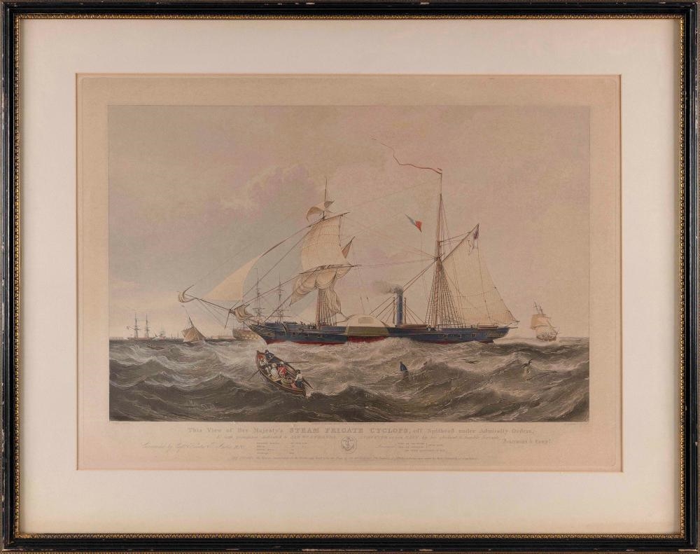 Henry A. Papprill | PORTRAIT OF THE STEAM FRIGATE CYCLOPS AFTER KNELL ...