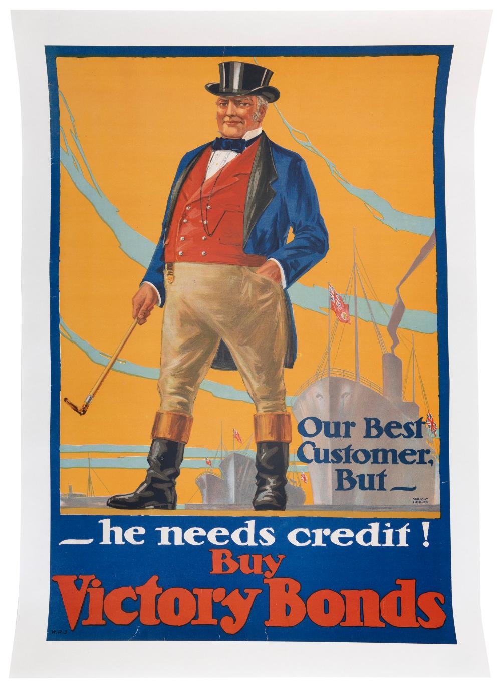 Malcolm Gibson | WWI OUR BEST CUSTOMER - BUT - HE NEEDS CREDIT! BUY ...