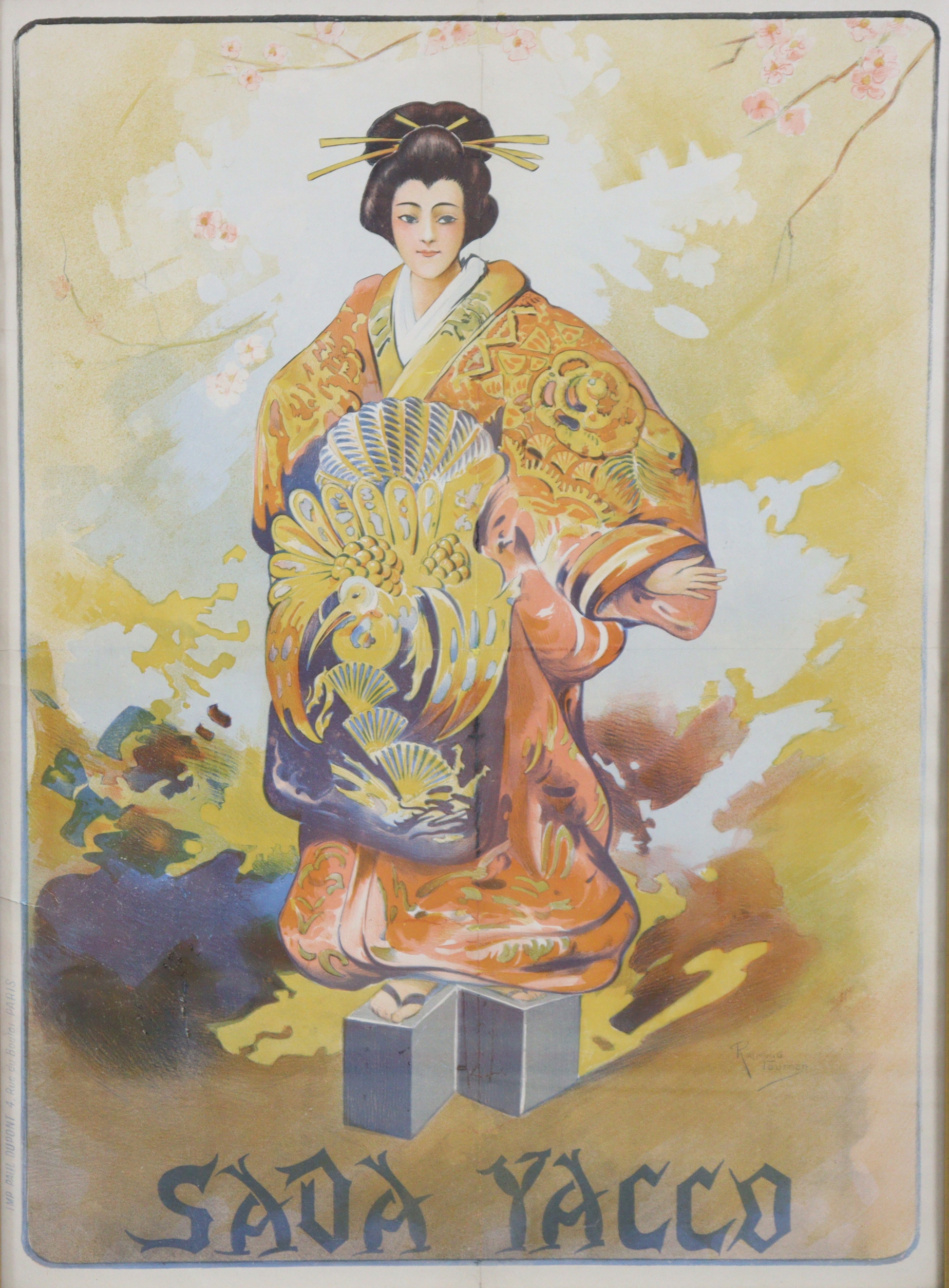 Raymond Tournon | An advertising poster for the Japanese actress ...