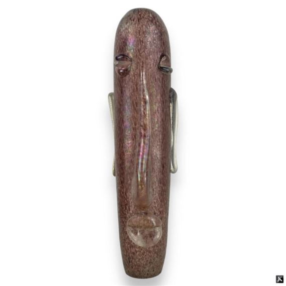 Walter Furlan | Manner Of Furlan Walter Art Glass Head Sculpture ...