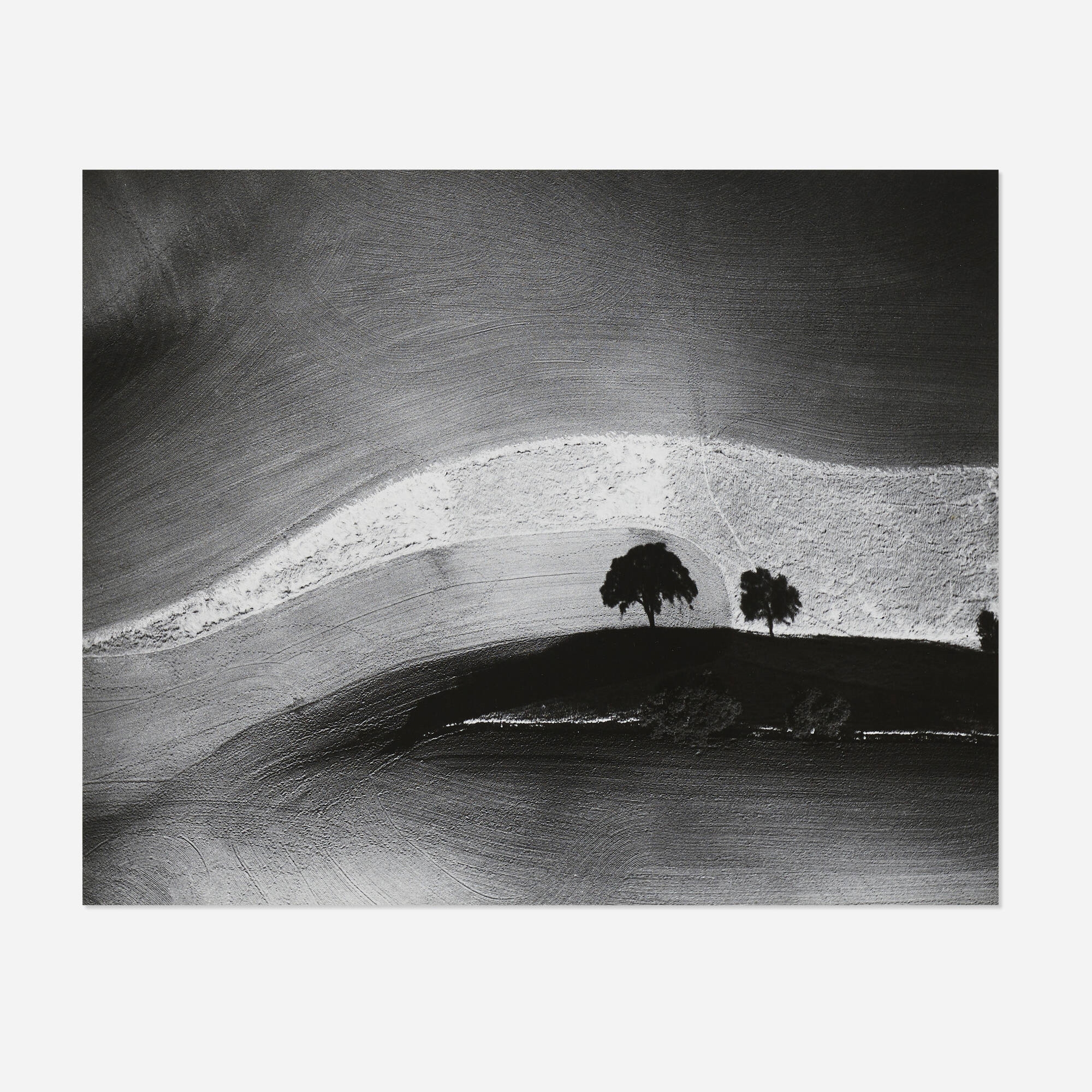 William Garnett | Two Trees on Hill with Shadows, Paso Robles, CA ...