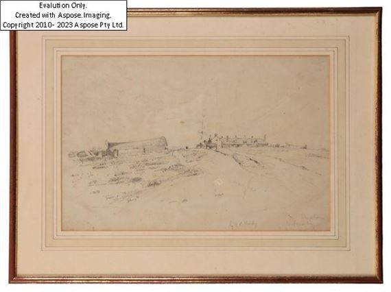 Thomas Bush Hardy | A Shoreham landscape study | MutualArt