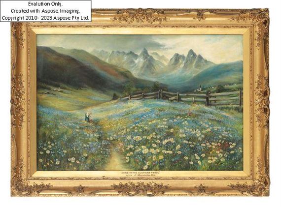John MacWhirter | June in the Austrian Tyrol | MutualArt