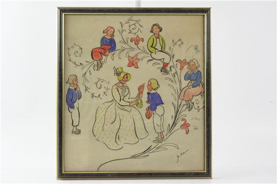 Bror Gustaf Hillgren | akvarell och tusch på papper | MutualArt