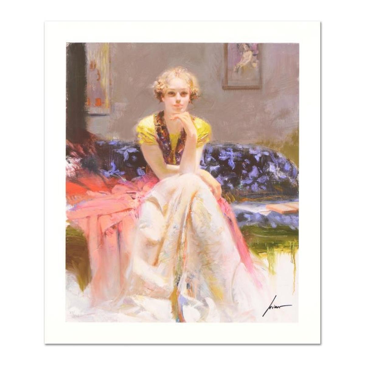 Giuseppe Pino | Girl Reading | MutualArt