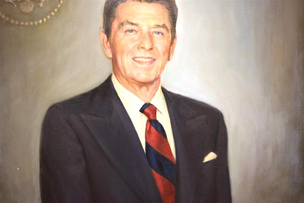 Alexander Yaron | Portrait of President Ronald Reagan, 1980 (1980 ...