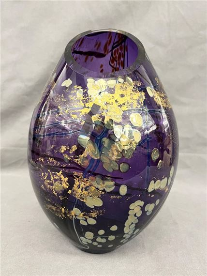 Tim Lazer | TIM LAZER ART GLASS VASE (94) | MutualArt