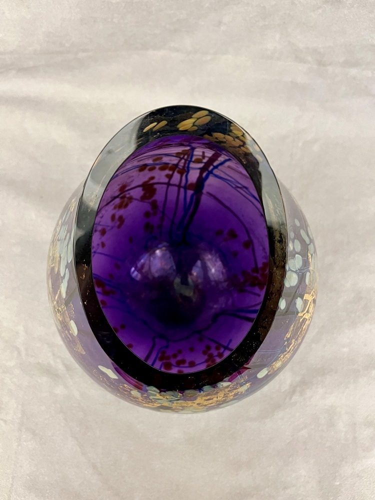 Tim Lazer | TIM LAZER ART GLASS VASE (94) | MutualArt