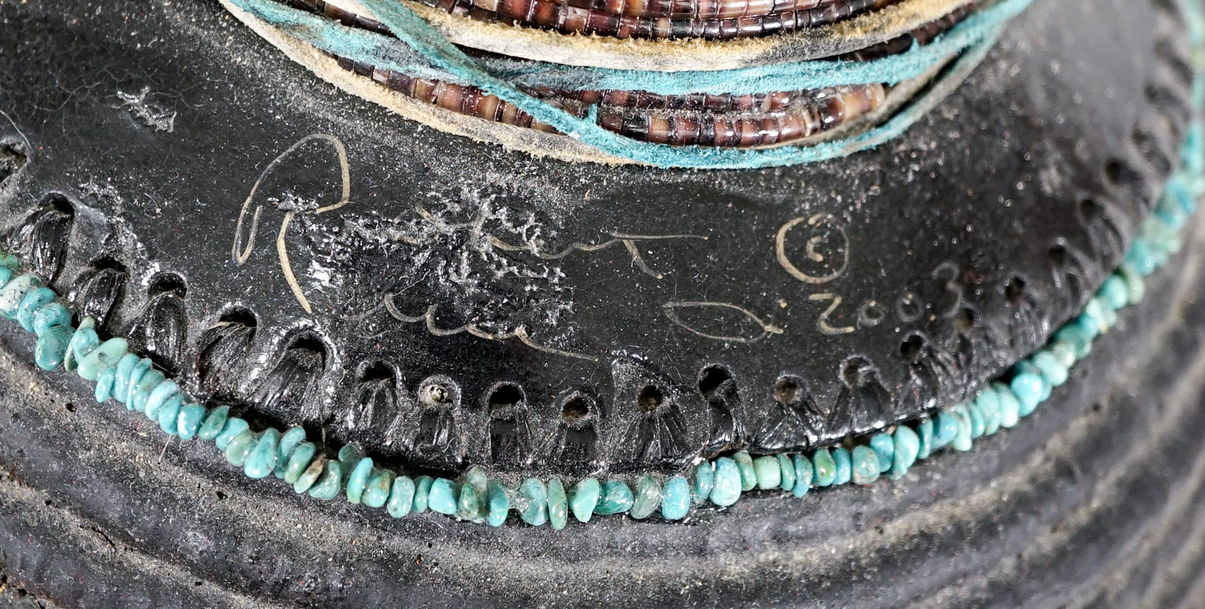 Robert Rivera | Robert Rivera Basket Kachina 22 IN Art Piece | MutualArt
