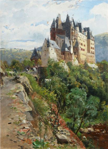 Oskar Frenzel | 'Eltz Castle', 1888 (1855) | MutualArt