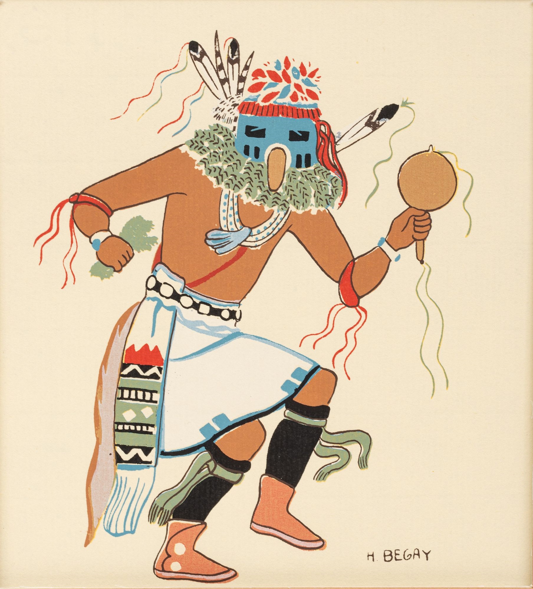 Harrison Begay | Yei-Bi-Chai Visions (Circa 1983) | MutualArt
