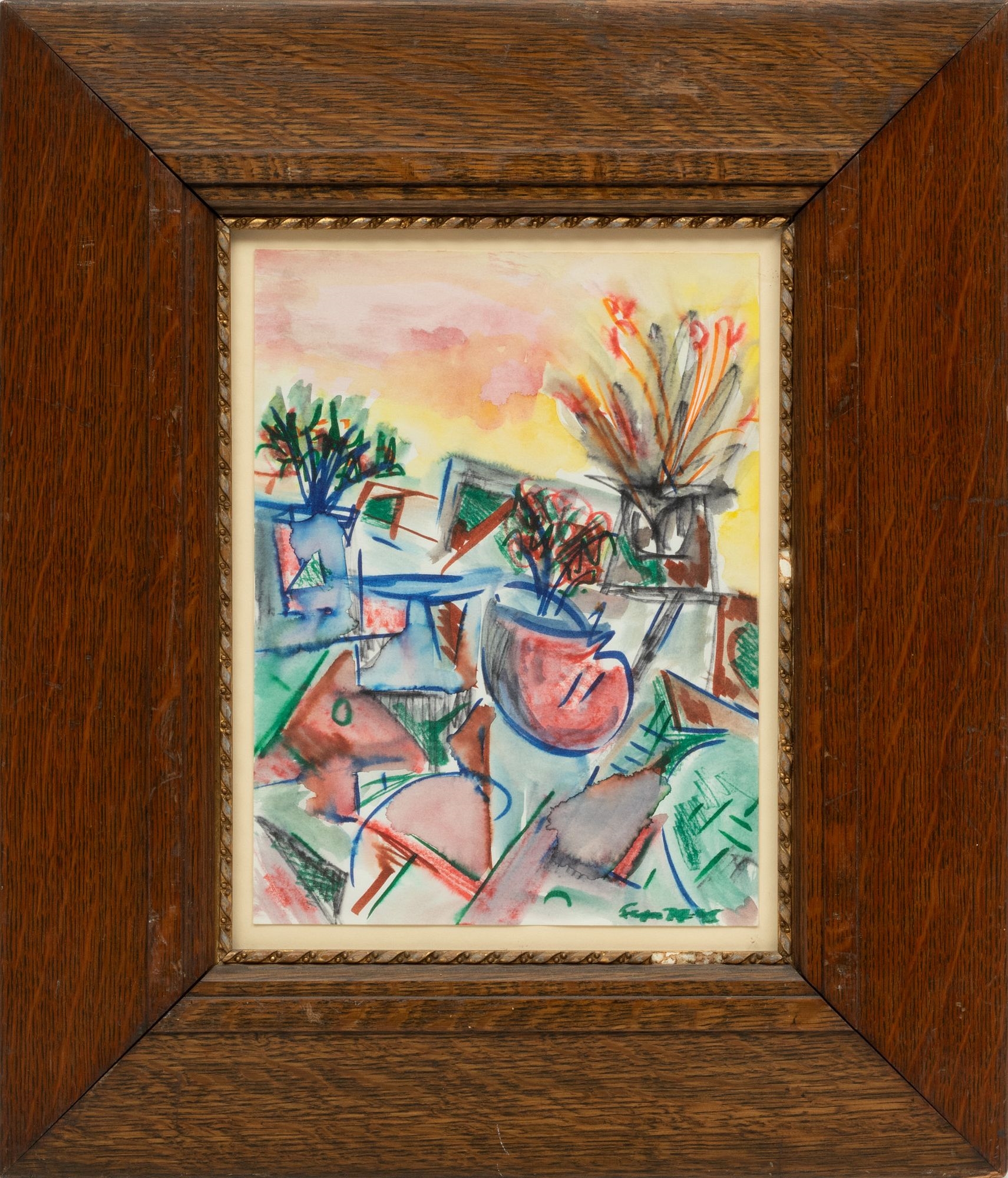 Jack Faxon | Abstract Flower Still Life (1974) | MutualArt