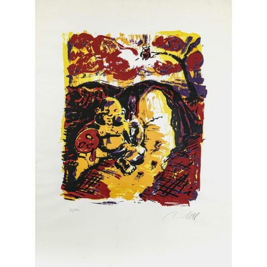 Jörg Immendorff | Jörg Immendorff - Wächter. 1998 (1945) | MutualArt