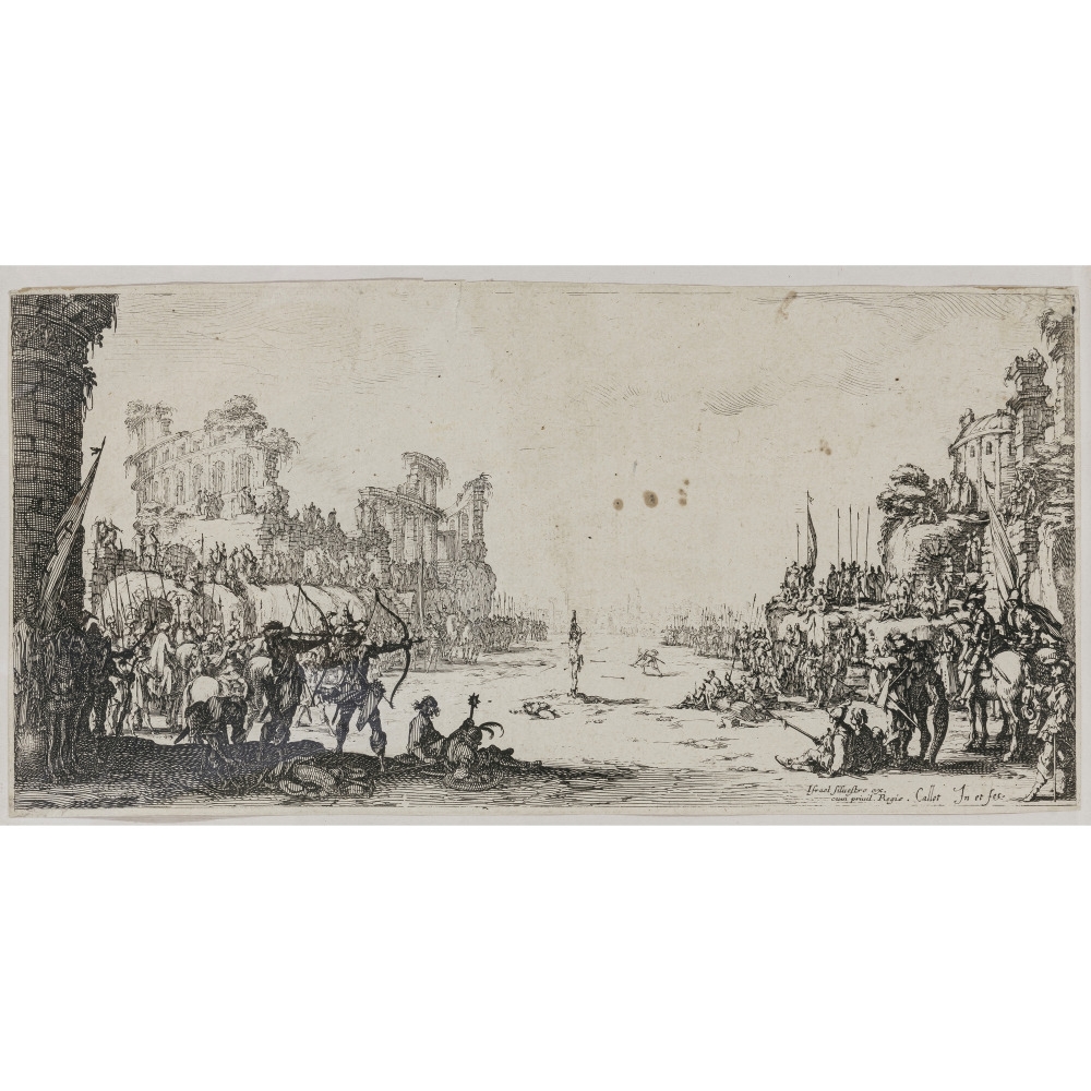 Jacques Callot | Jacques Callot - Das Martyrium des Hl. Sebastian (1592) | MutualArt